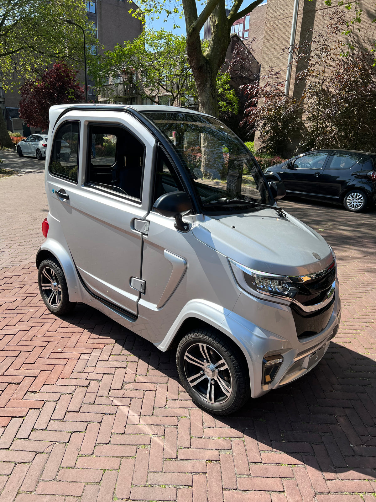 TTZ Electric invalidevoertuig - Zilver/grijs - Elektrische Brommobiel ...